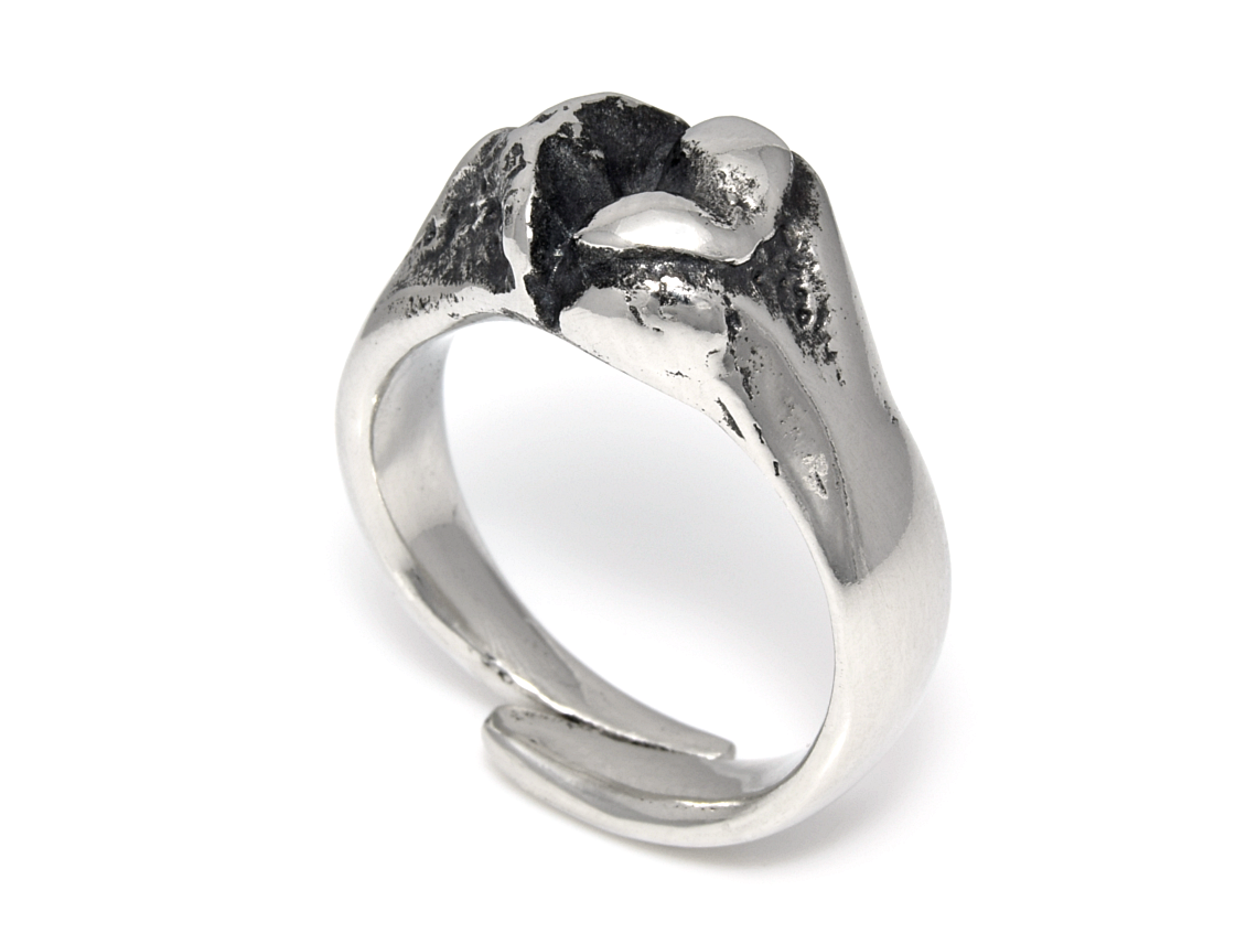 Tibia and Femur Bone Ring, Anatomy Jewelry in Pewter – Farjil